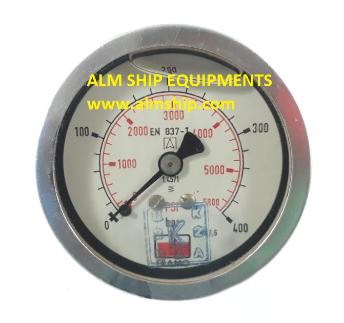 D7 PRESSURE GAUGE FOR FRAMO | ALM SHIP EQUIPMENTS